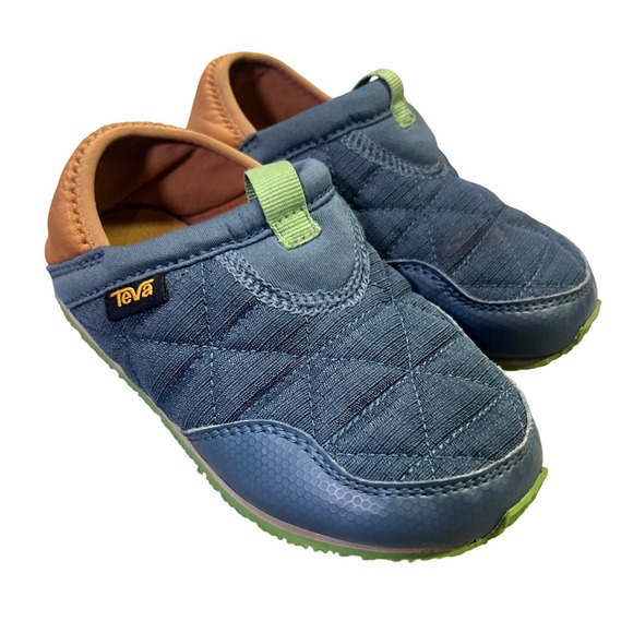 Teva | Shoes | Teva Reember Kids Quilted Padded Clogs Slip On Casual ...